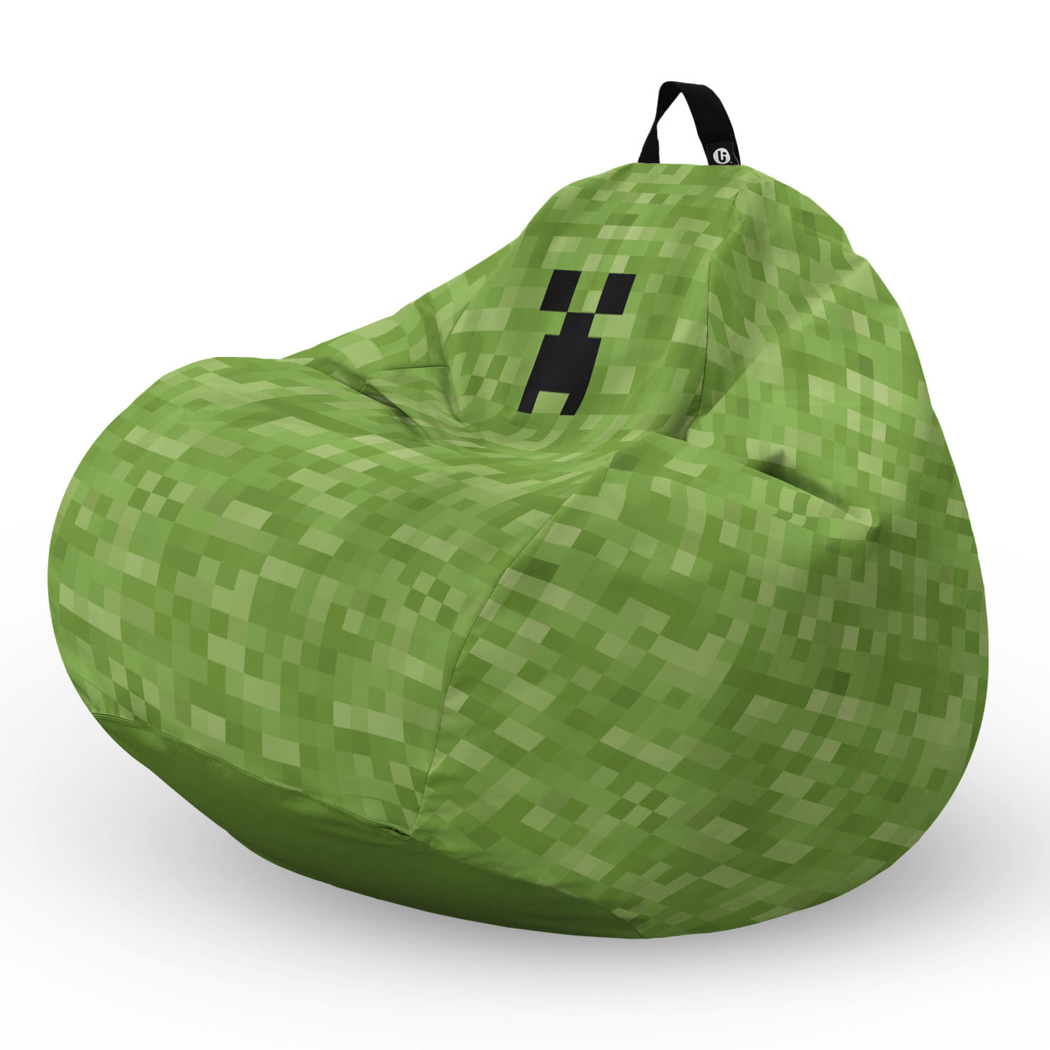 Fotoliu Puf Bean Bag tip Para, Minecraft Creeper - Updeco