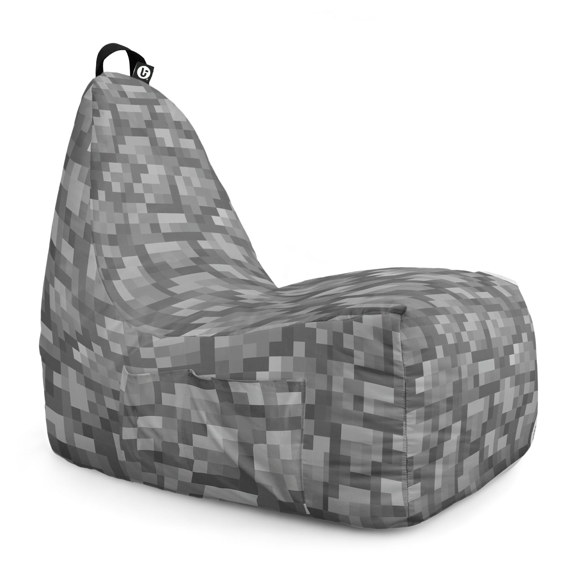 Fotoliu Puf Bean Bag tip Chill, Minecraft Piatra - Updeco
